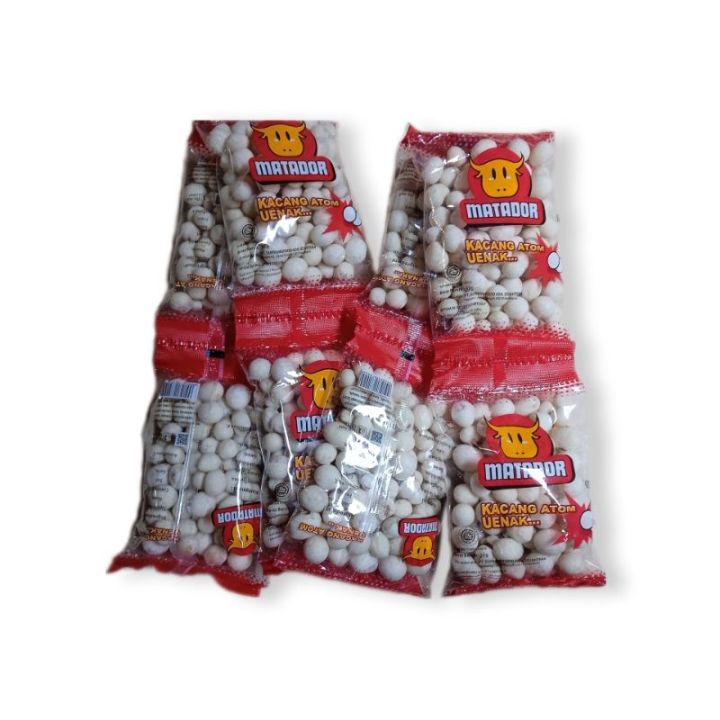 Pilus Kacang Atom Matador Rencengan isi 8 Suko Enak dan Murah | Lazada ...