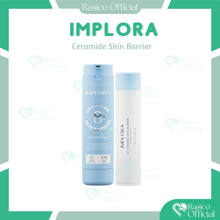 IMPLORA 8+ Ceramide Skin Barrier Moisturizing Gel 50ml Full Size ...