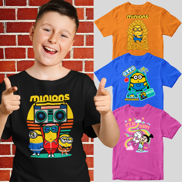 Minions Character Dave Tim Kevin Carl Lance Jerry Design For kids ...