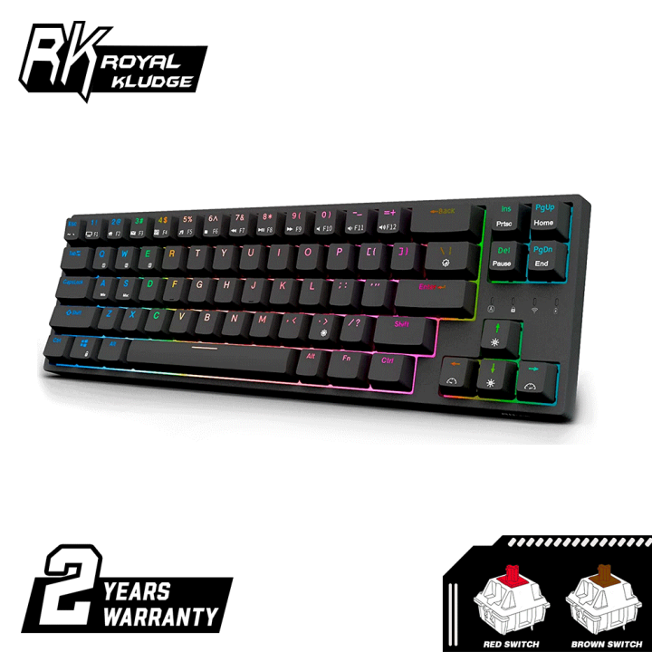 Royal Kludge RK68 Plus Tri Mode RGB 68 Keys Hot Swappable Mechanical ...