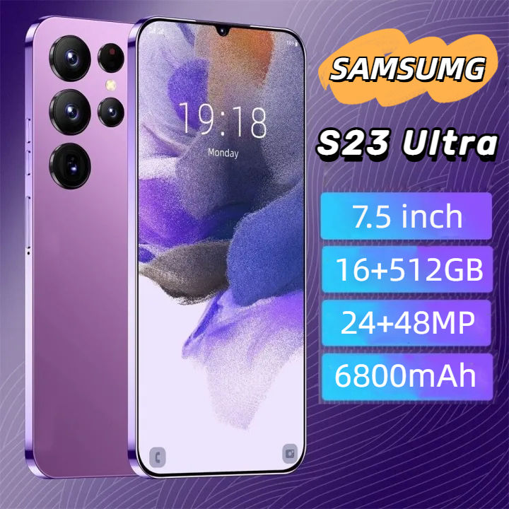 Galaxy S23 Ultra Smartphone 5G 7.5 inch Full Screen 5G CellPhone 16 ...