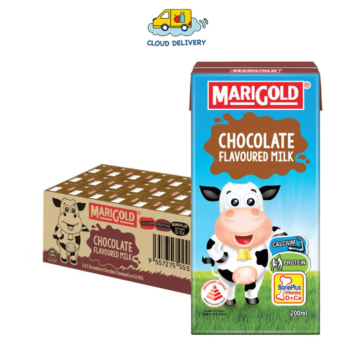 Marigold UHT Milk - Chocolate (24 x 200ml) | Lazada Singapore