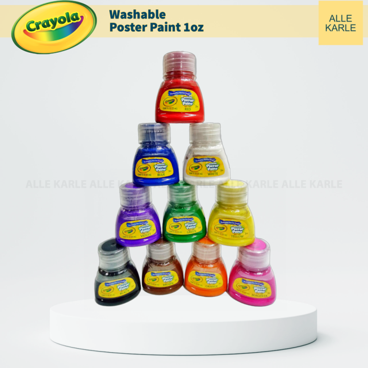 Crayola Washable Poster Paint 1oz | Alle Karle LZD | Lazada PH