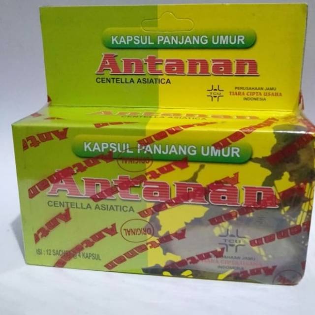 (BISA COD) Antanan Kapsul Panjang Umur Isi 12 Sachet, ANTANAN, ANTANAN ...