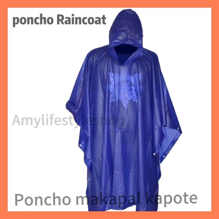 Amy Poncho Raincoat Motorcycle Bicycle Poncho Makapal Kapote Lazada Ph