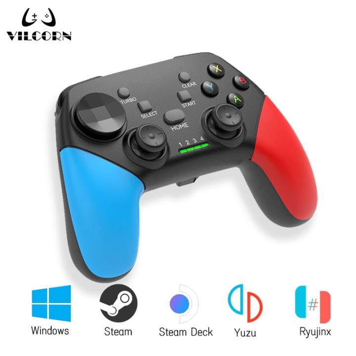 Game controller Bluetooth wireless Win10 11 PC Steam Switch deck Yuzu Ryujinx Joystick dual ...