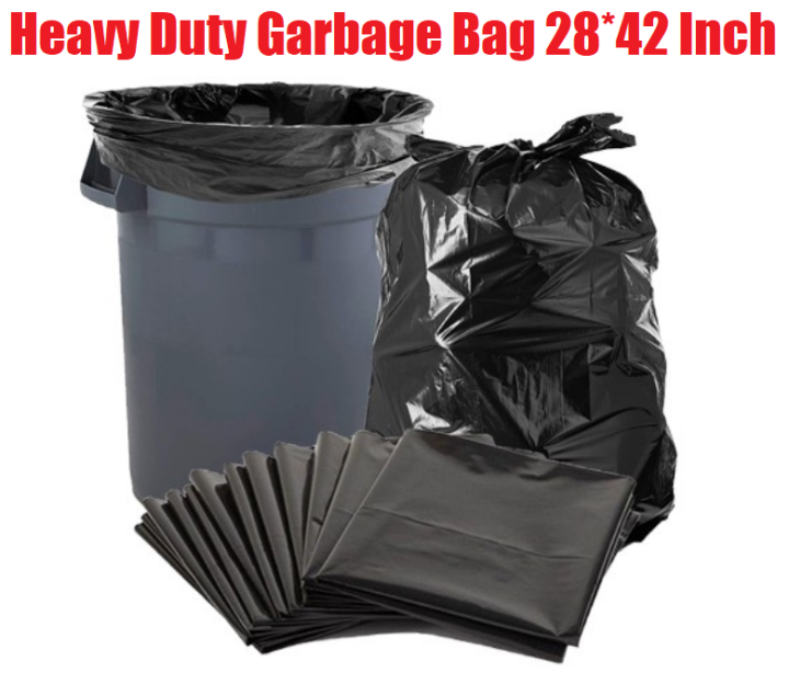 (M'sia Stock) 10pcs Big Size 28x42Inch Black Heavy Duty Leak Proof ...