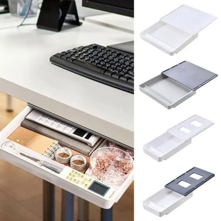 Under Desk Drawer Organiser Under Desk Cable Management Tray Under