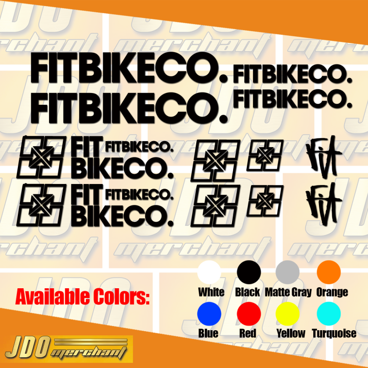 Fitbike BMX Vinyl Stickers Decals | Lazada PH