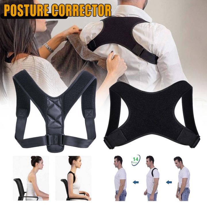 Posture Corrector Fracture Support Back Shoulder Correction Brace Belt ...