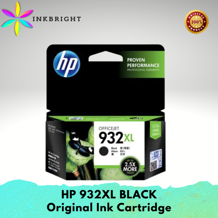 HP 932XL BLACK ORIGINAL Ink Cartridge ( HP932XL 932 HP932) | Lazada PH