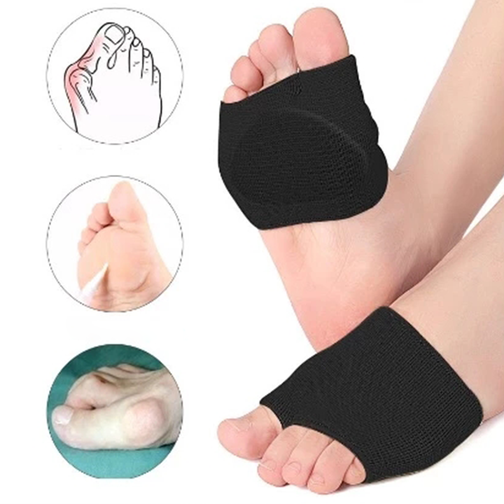 CCW 2PCS Metatarsal Sleeve Pads Silicone Forefoot Pads Toe Separator ...