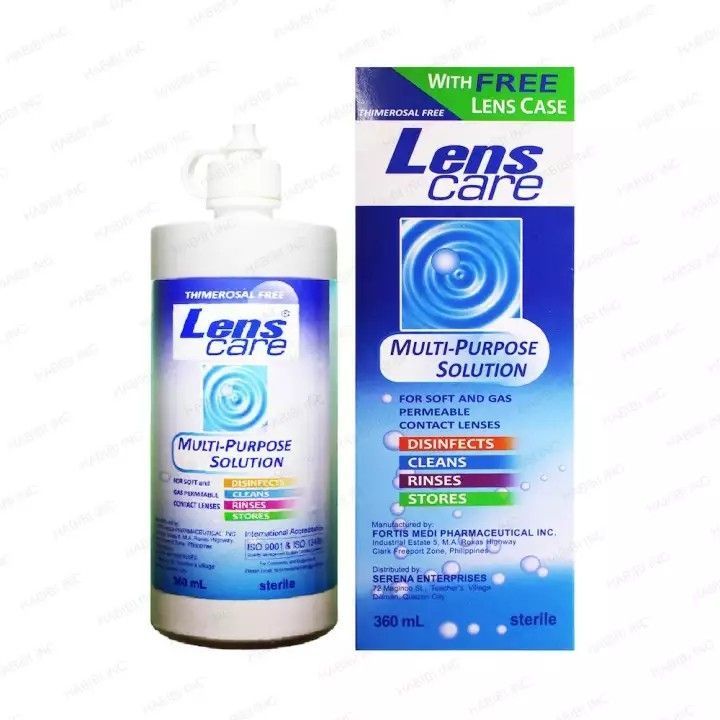 Multi-Purpose Lens Care Solution With free lens case 360 ml | Lazada PH