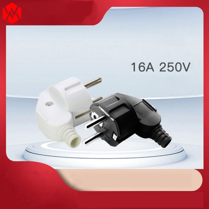 German standard detachable self-wiring power plug supports 16A-250V ...