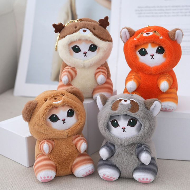 Mofusand Long Tail Animal Plush Doll Cartoon Shark Cat Doll Mofusand ...