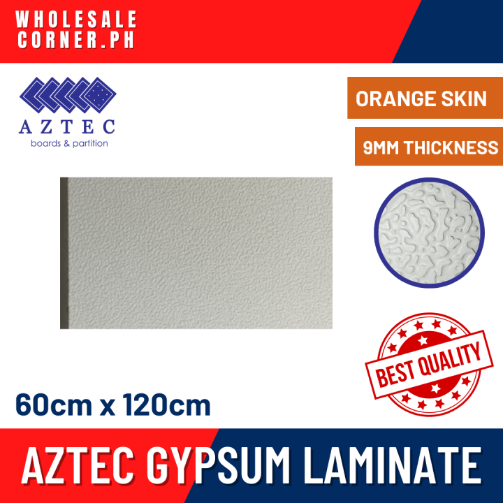 Aztec Gypsum Board Laminate - 60cm x 120cm (Orange Skin) - Ceiling ...