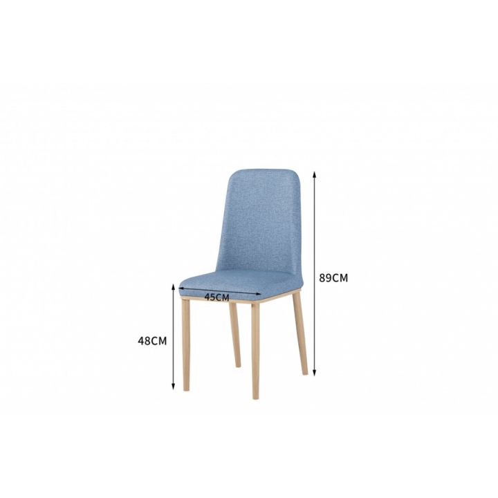Dining chair size 48x45x89 cm. | Lazada.co.th