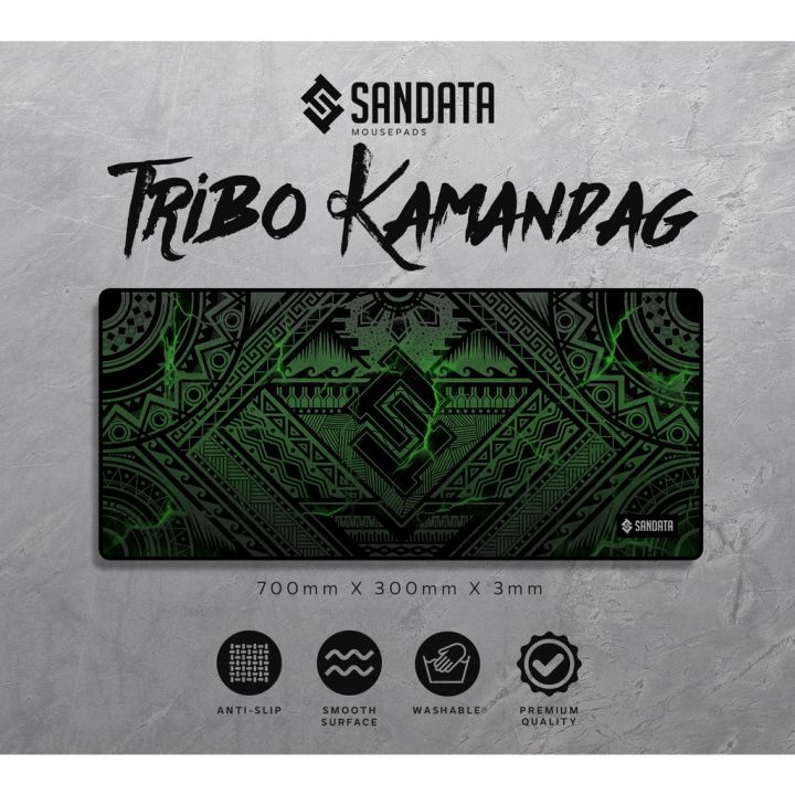Sandata | TRIBO KAMANDAG | Extended Mousepad | Stitched Edge | Gaming ...