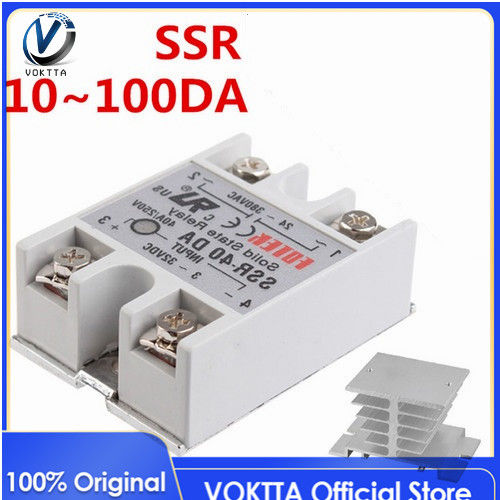 Original VOKTTA DC-AC SSR Solid State Relay 3-32VDC Input SSR-25DA/SSR ...