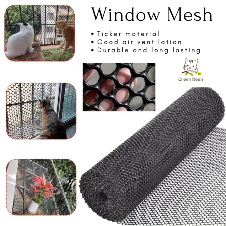[SG SELLER] Window Mesh PVC Plastic Mesh Multi-purpose Cat Mesh Pet ...