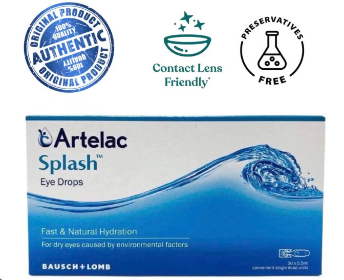 🔥HOT STOCK🔥 Artelac Splash Eye Drop 0.5ml ️Artelac Splash MDO is a ...