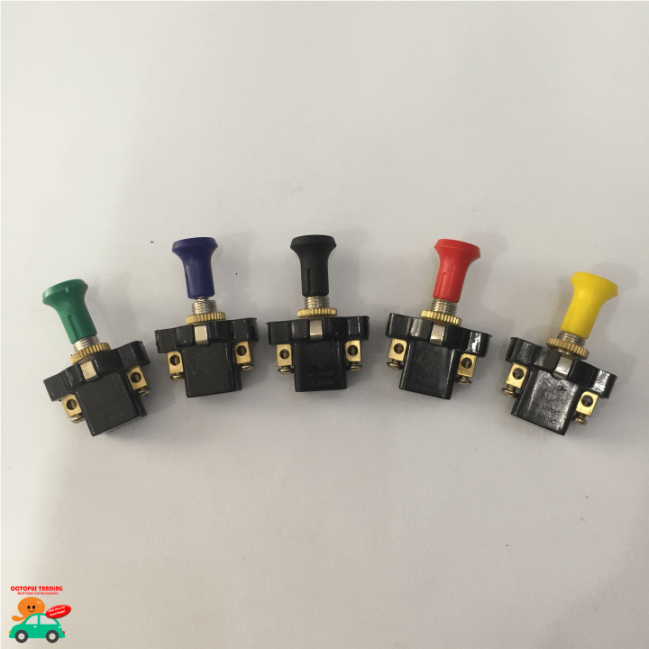 Universal Auto Push Pull Switch Sasaki PP-1 for 12V/24V | Lazada PH