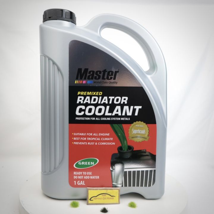 Master Air Radiator Coolant Hijau 4 Liter Cairan Pendingin Mobil Motor ...