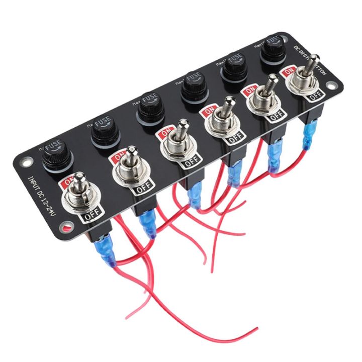 (FIVQ) 12/24V Car Panel Multi Switch Panel Switch Power Control ...