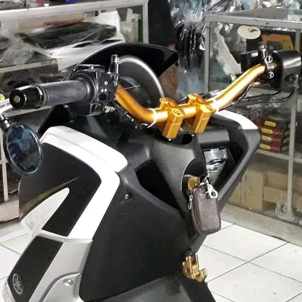 stang fat bar Fast Bike dengan raiser stang Yamaha Nmax | Lazada Indonesia
