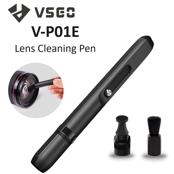 VSGO V-P01E Professional Lens Cleaning Pen with Carbon tip and Brush ...