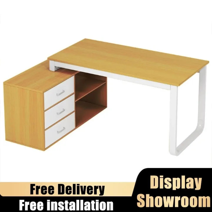 Study Table(Free🚚🛠️)A266 Study Table / Desk/Office Desk-Light wooden ...