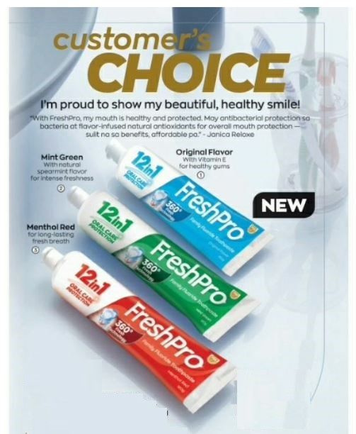 AVON Fresh Pro Family Flouride Toothpaste 160g | Lazada PH