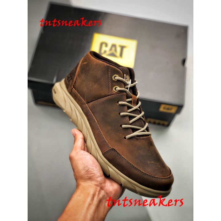 Original Caterpillar Men FOOTWEAR Work Genuine Leather Boot Shoes GD988 ...