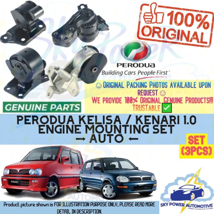 PERODUA KELISA / KENARI 1.0 (AUTO) 100% ORIGINAL PERODUA GENUINE ENGINE ...
