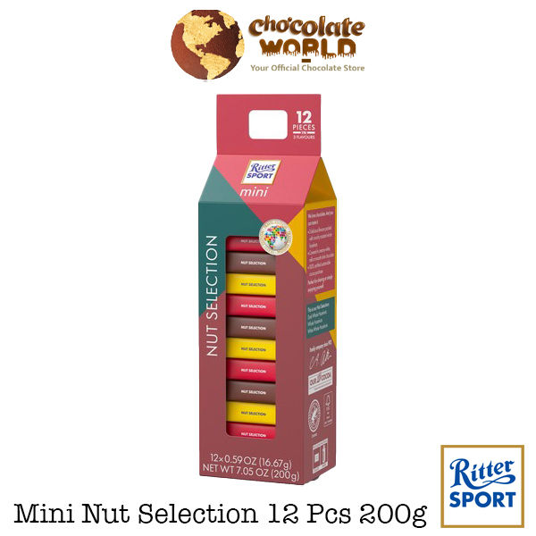 Ritter Sport Mini Nut Selection Tower 12pcs 200g | Lazada