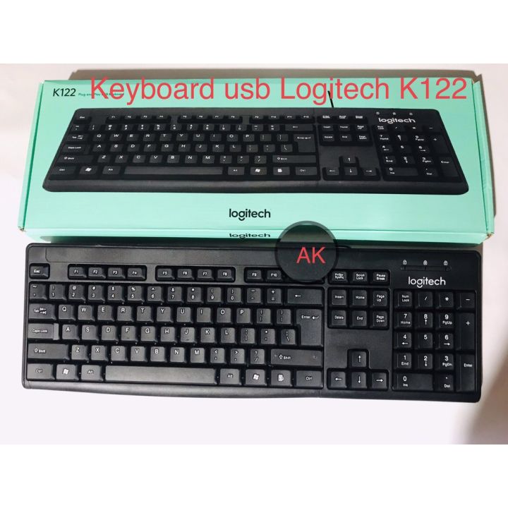 [TẶNG LÓT CHUỘT] Bàn phím có dây Logitech K122 | Lazada.vn