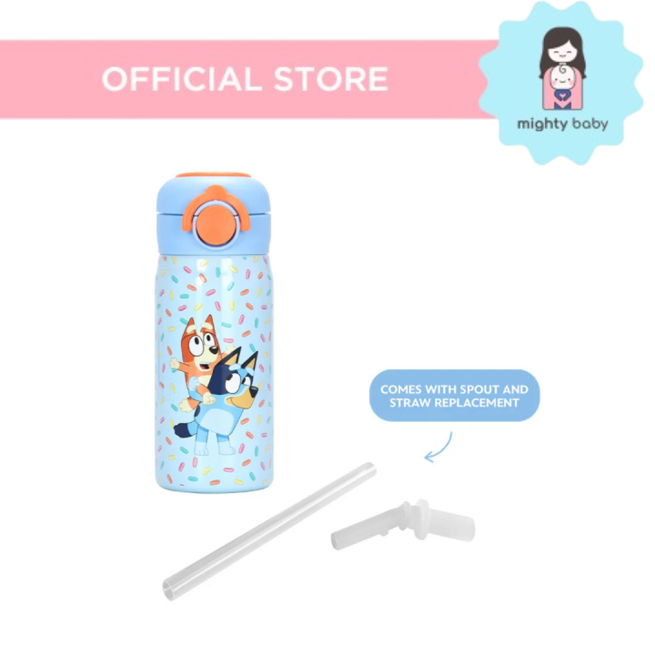 Totsafe Bluey Kids Stainless Steel Insulated Sippy Bottle 350mL | Lazada PH