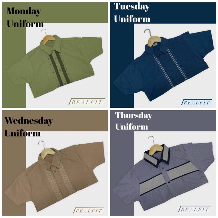 Real Fit DepEd Ready To Wear Teaching and Non-teaching Uniform for Men ...