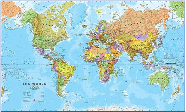 yanliu2 shop Maps International Giant World Map – Mega Map Of The World ...