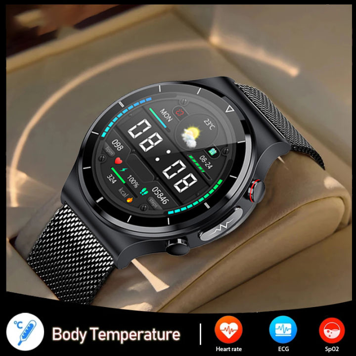 Original E88 Smart Watch 360*360 HD Screen ECG PPG Blood Pressure Heart ...