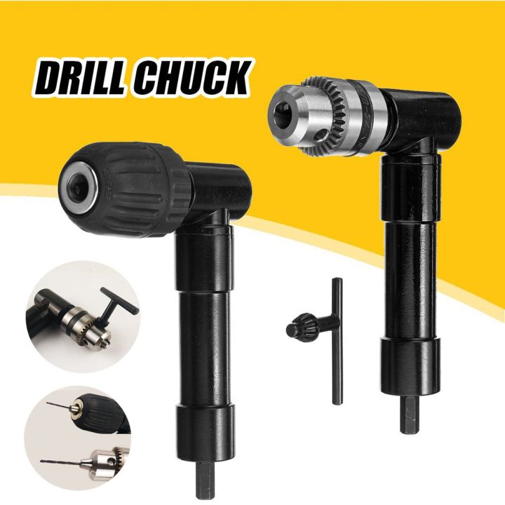 90 Degree Right Angle Electric drill Keyless three-jaw chuck corner ...