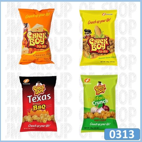 JM FG-0313 | JM Foods | ChickBoy 100g | Pop-Nik Cheese | Smoked BBQ ...