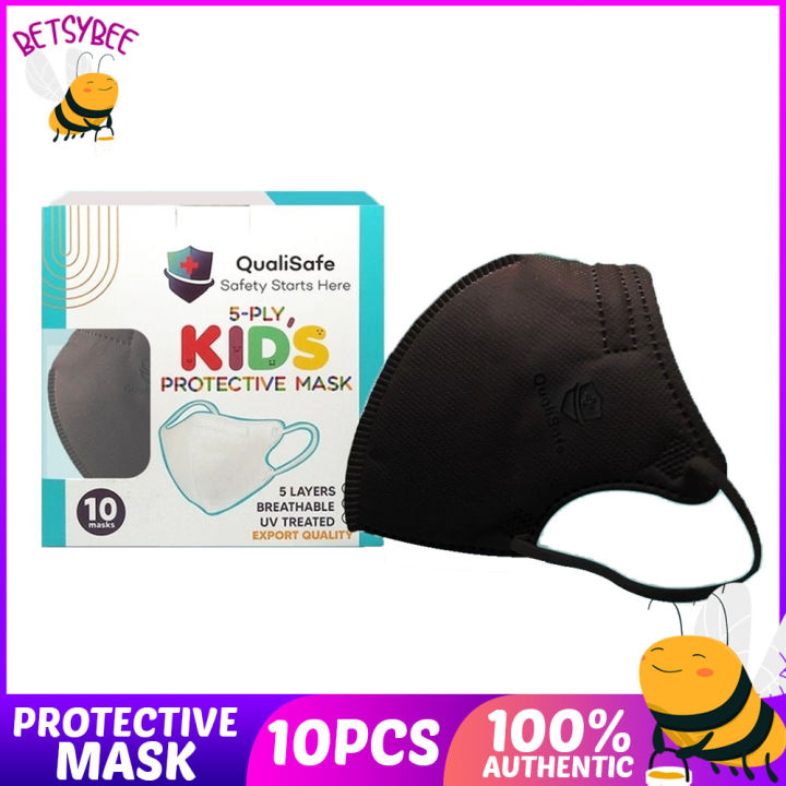 Qualisafe 5-Ply KN95 Kids Protective Mask 2 to 7 years old 10 pcs ...