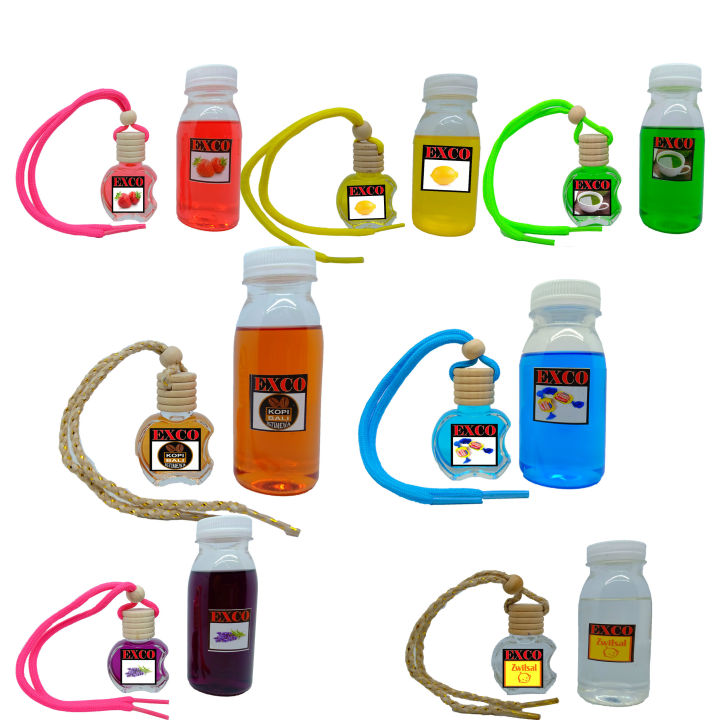 Paket Parfum Mobil Botol Apel + Isi Ulang 50ml - VLEO / SONIK / EXCO ...