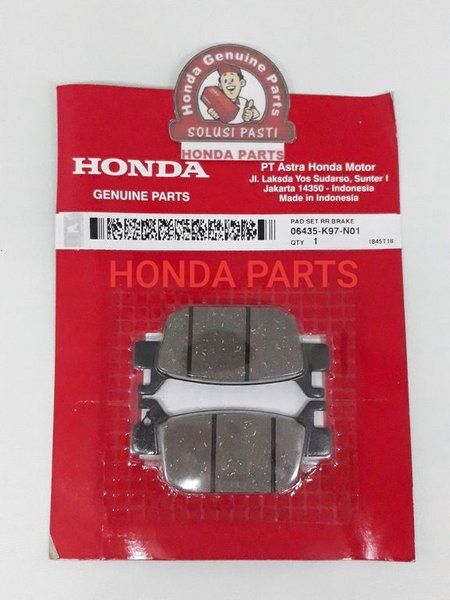KAMPAS REM BELAKANG PAD SET RR BRAKE ADV PCX 150 LOKAL 2018 06435-K97 ...
