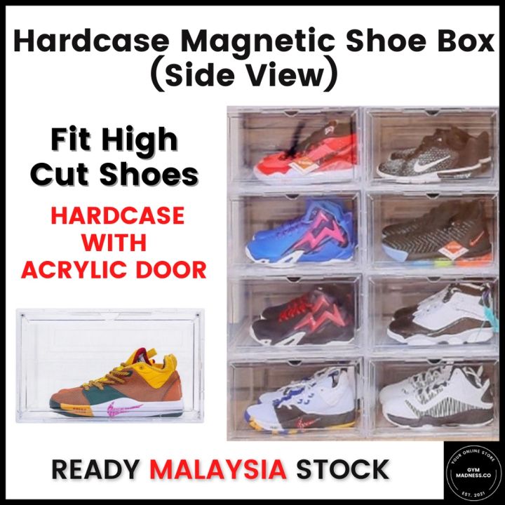 【READY STOCK】 SIDE OPEN HARD CASE ACRYLIC MAGNETIC STACKABLE MAGNET ...