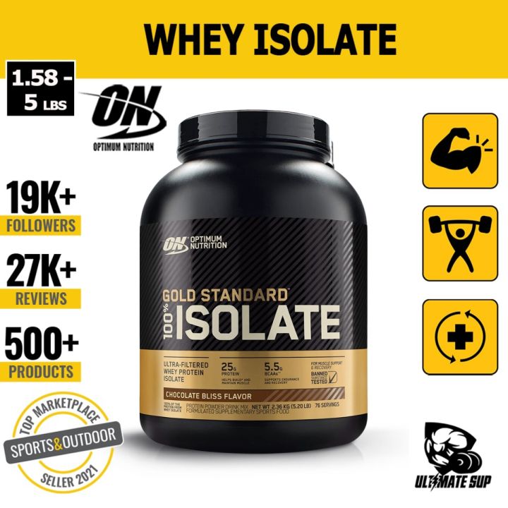 Optimum Nutrition Gold Standard Isolate Protein 1.58 - 5 lbs | Lazada ...