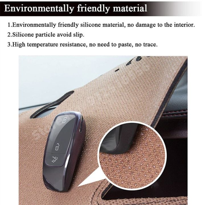 Car Accessories Leather Dashmat Dash Mat Pad Dashboard Cover Carpets ...