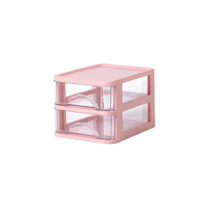 Small Desk Organizer Stackable Desktop Storage Clear Desktop Storage ...