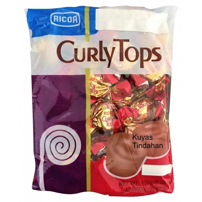 Ricoa Curly Tops Chocolate 150g | Lazada PH